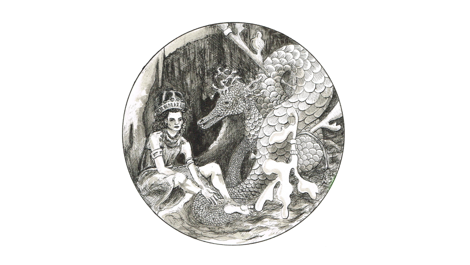 Sharing my creative process: Andromeda and Dragon in a Cave – Charlie ...